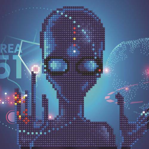 KIT DIAMOND ART DEBUTANT - ALIEN