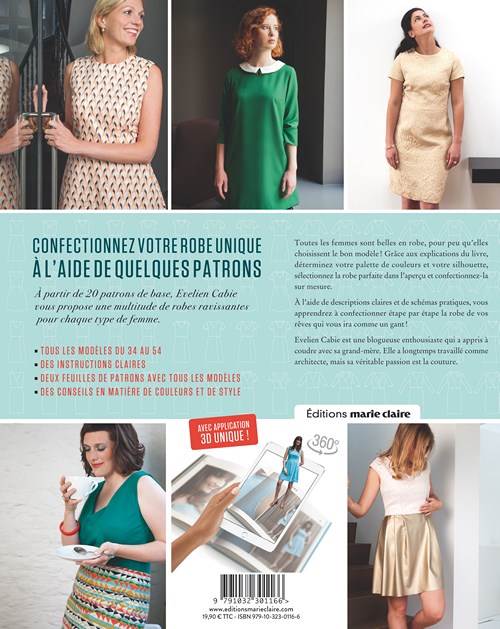 200 ROBES A PARTIR DE 20 PATRONS - DU 34 AU 54