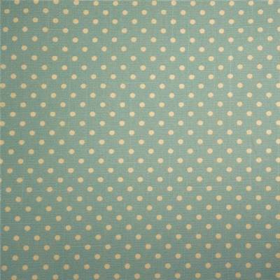 TISSU A POIS - CIEL - 112 CM - 100% COTON - MINI 5 METRES