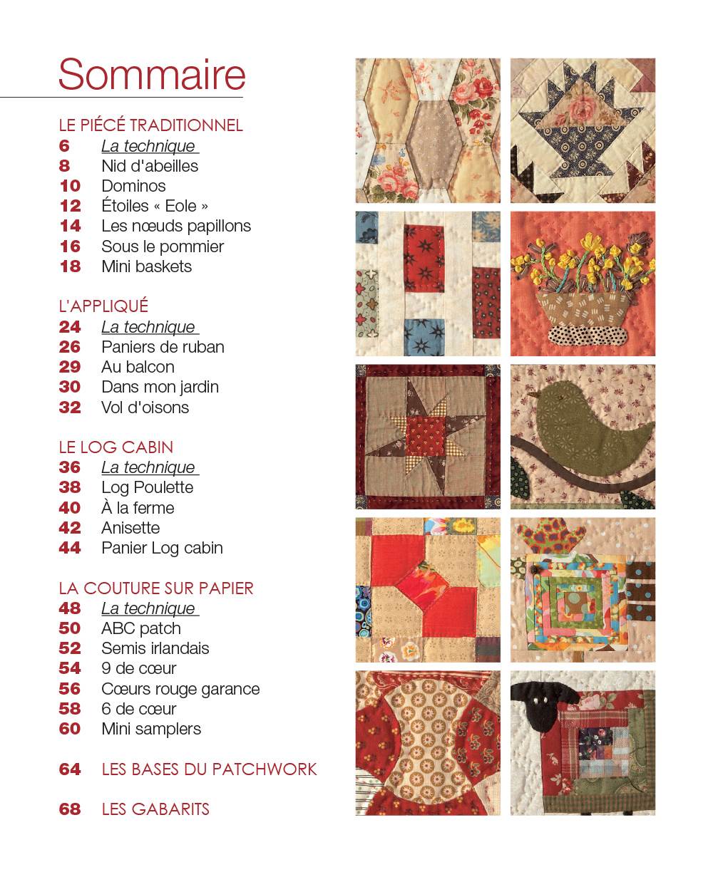 LES MINI-QUILTS - CECILE FRANCONIE