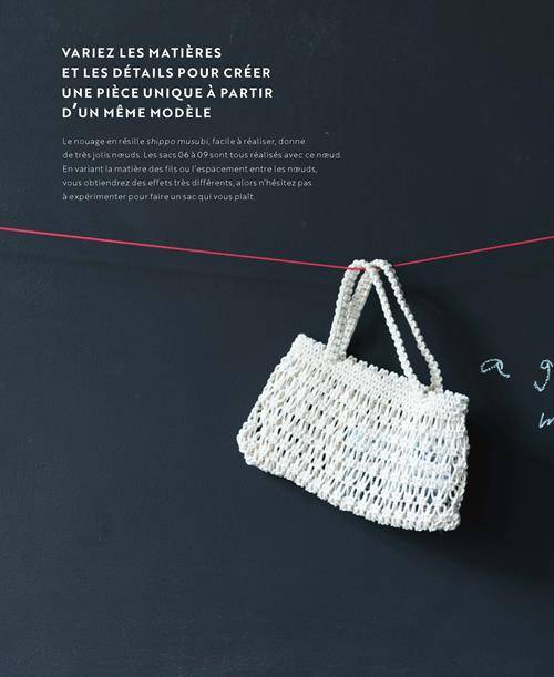 POCHETTES & SACS EN MACRAME PLUS DE 20 MODELES A CREER