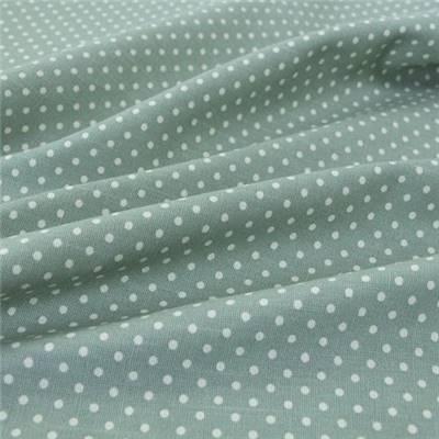 TISSU A POIS - VERT - 112 CM - 100% COTON - MINI 5 METRES